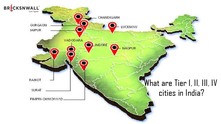 What are Tier I, II, III, IV cities in India?